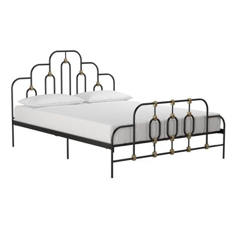 Click here for Dhp Novogratz Olivia Metal Bed Black Full prices