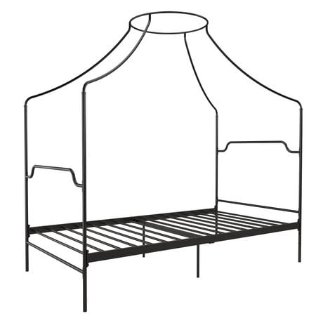 Click here for Dhp Novogratz Camilla Metal Canopy Bed Black Twin prices