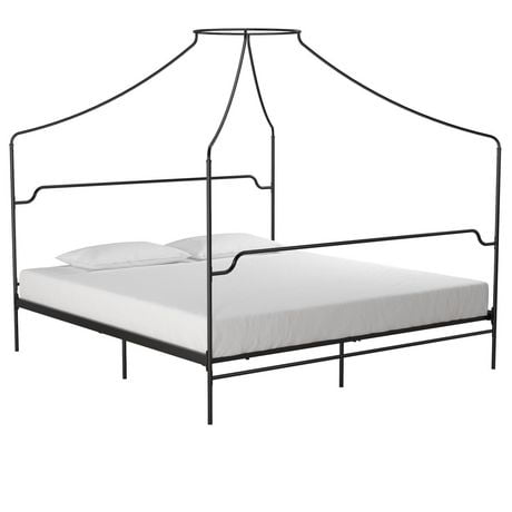 Click here for Dhp Novogratz Camilla Metal Canopy Bed Black King prices