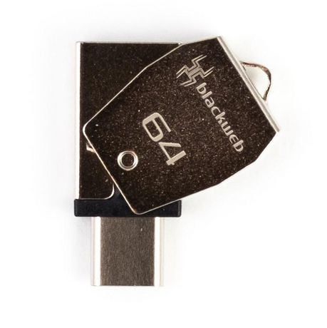 Click here for Blackweb Dual Usb2/Type-C 64Gb T250 Black prices
