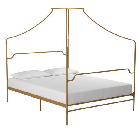 Click here for Dhp Novogratz Camilla Metal Canopy Bed Gold Queen prices
