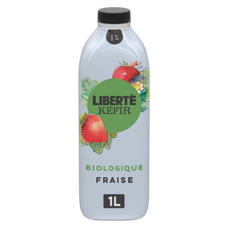 LIBERTÉ Kéfir Organic 1% MF Strawberry | Walmart Canada
