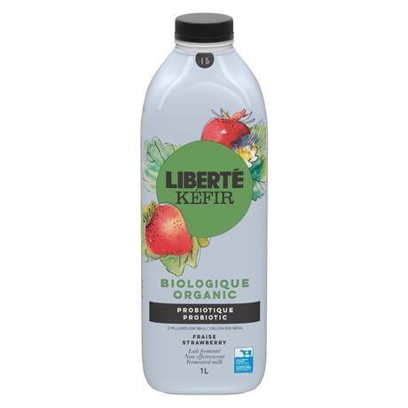 LIBERTÉ Kéfir Organic 1% MF Strawberry | Walmart Canada