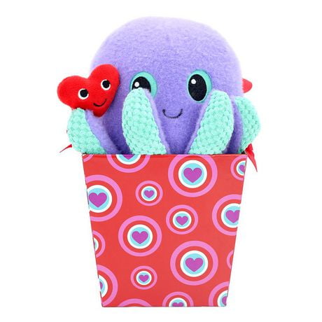 Way to Celebrate Valentine’s Day Plush Toy In Gift Box, Octopus ...