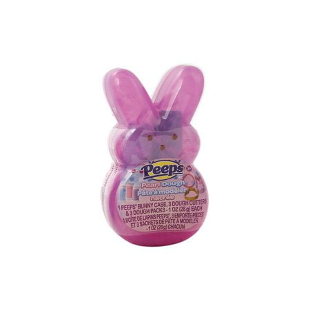 Peeps Lavender Large Bunny 3pk x 1oz Pearl Dough + 3 Cutters, Peeps ...