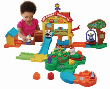 VTech Go! Go! Smart Animals® Grow & Learn Farm™ Playset - French ...