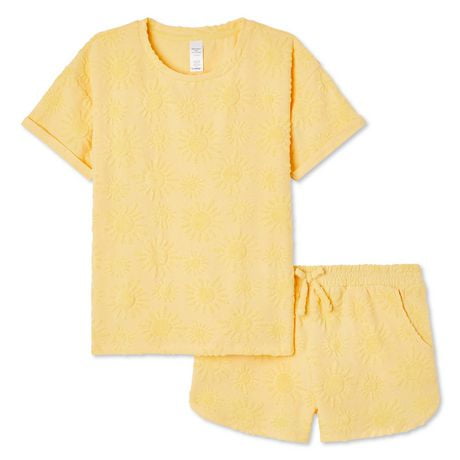 George Girls' Boxer Cover-Up 2-Piece Set - Walmart.ca