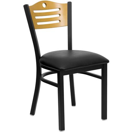 Click here for Flash Furniture Hercules Series Black Slat Back Me... prices