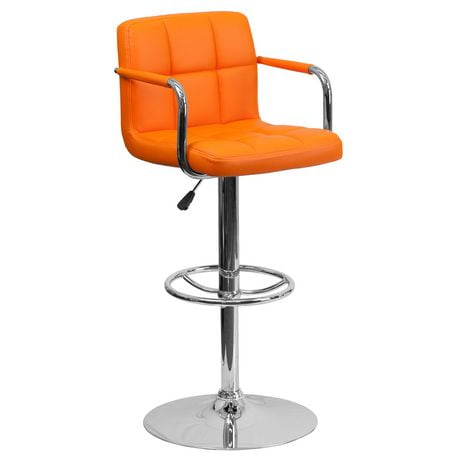 Click here for Flash Furniture Contemporary Orange Quilted Vinyl... prices