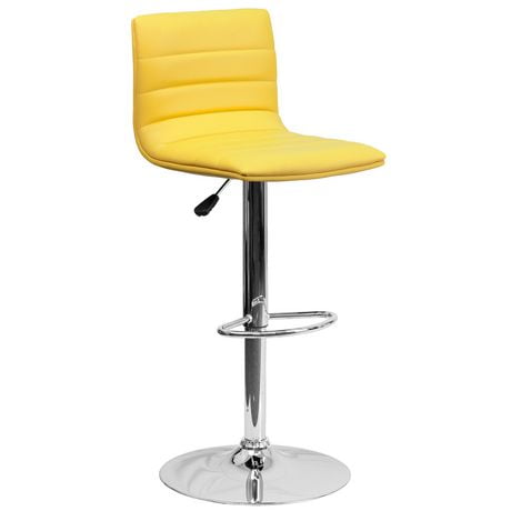 Click here for Flash Furniture Contemporary Yellow Vinyl Adjustab... prices