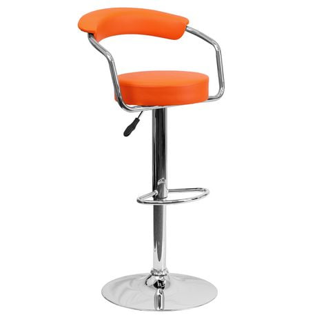Click here for Flash Furniture Contemporary Orange Vinyl Adjustab... prices