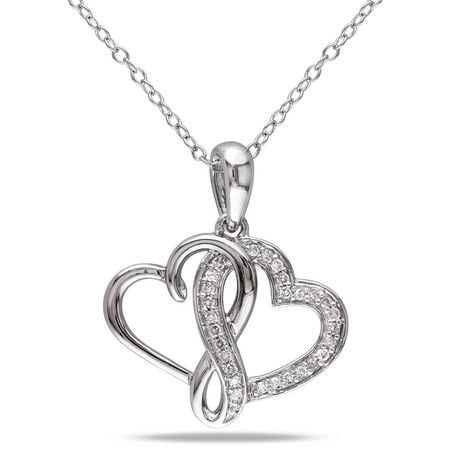Click here for Miabella 0.17 Carat T. W. Diamond Sterling Silver... prices