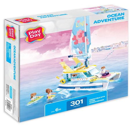 Click here for Play Day - Ocean Adventure Boat Building Blocks Co... prices