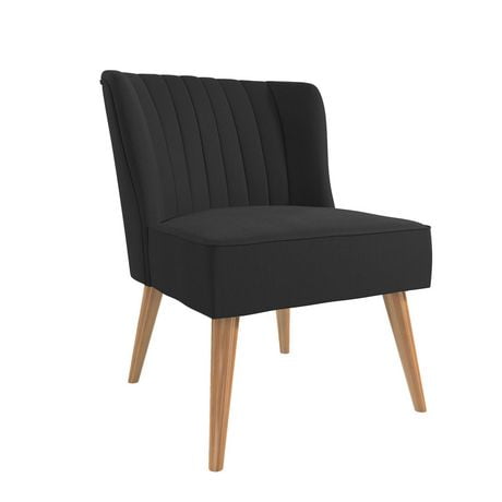 Click here for Dhp Novogratz Brittany Accent Chair Dark Gray prices