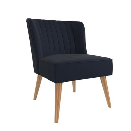 Click here for Dhp Novogratz Brittany Accent Chair Navy prices