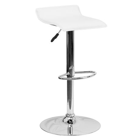 Click here for Flash Furniture Contemporary White Vinyl Adjustabl... prices