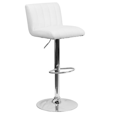Click here for Flash Furniture Contemporary White Vinyl Adjustabl... prices