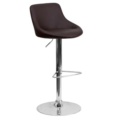 Click here for Flash Furniture Contemporary Brown Vinyl Bucket Se... prices