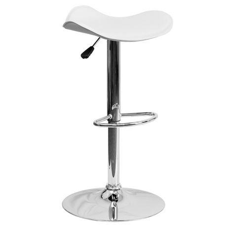 Click here for Flash Furniture Contemporary White Vinyl Adjustabl... prices