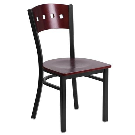 Click here for Flash Furniture Hercules Series Black 4 Square Bac... prices
