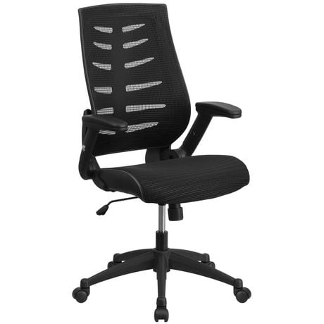 Click here for Flash Furniture High Back Designer Black Mesh Exec... prices