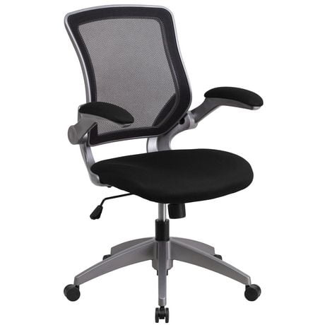 Click here for Flash Furniture Mid-Back Black Mesh Swivel Task Ch... prices