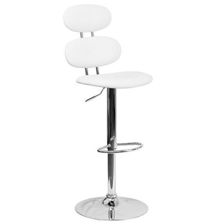 Click here for Flash Furniture Contemporary White Vinyl Adjustabl... prices