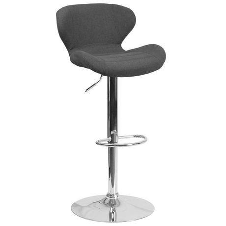 Click here for Flash Furniture Contemporary Charcoal Fabric Adjus... prices