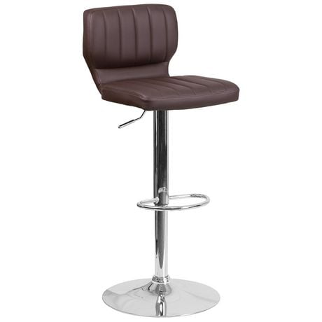 Click here for Flash Furniture Contemporary Black Vinyl Adjustabl... prices