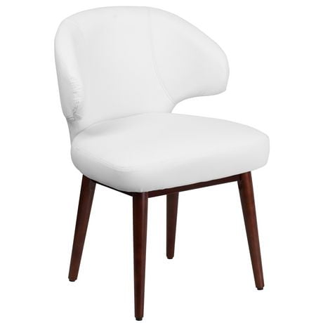 Click here for Flash Furniture Comfort Back Series White Leather... prices