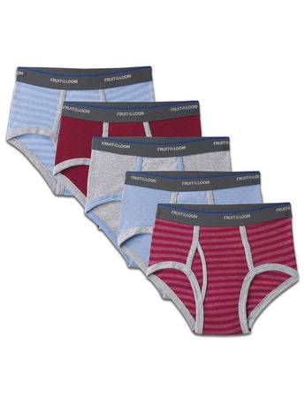 Click here for Fruit Of The Loom Boys Fashion Briefs  5-Pack Asso... prices