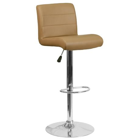 Click here for Flash Furniture Contemporary Burgundy Vinyl Adjust... prices