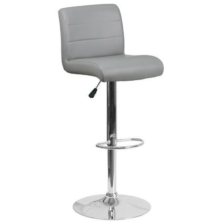 Click here for Flash Furniture Contemporary Gray Vinyl Adjustable... prices