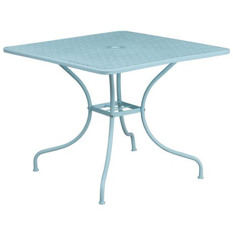 Click here for Flash Furniture 35.5 Square Coral Indoor-Outdoor S... prices