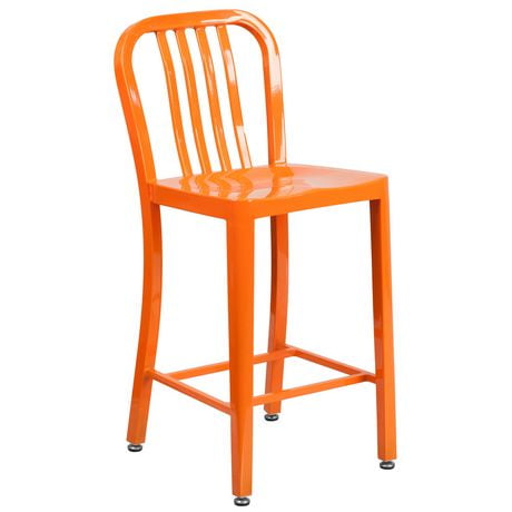 Click here for Flash Furniture 24 High Orange Metal Indoor-Outdoo... prices