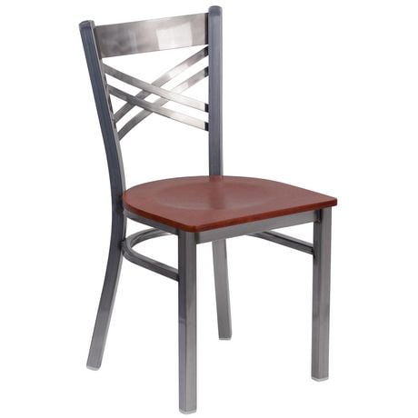 Click here for Flash Furniture Hercules Series Clear Coated X Bac... prices