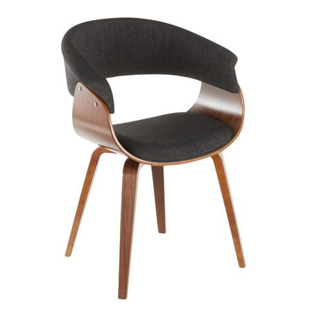 Click here for Vintage Mod Chair By Lumisource Charcoal prices