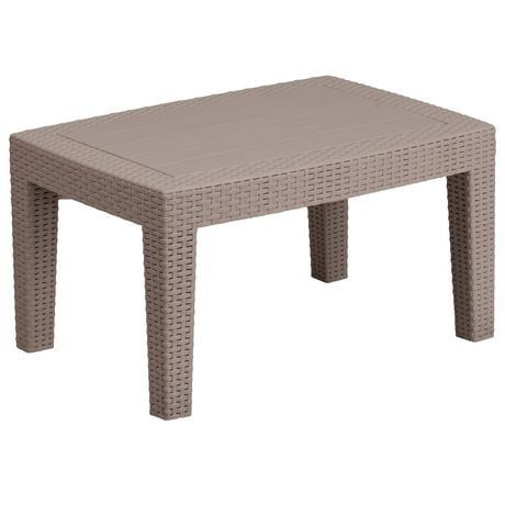 Click here for Flash Furniture Light Gray Faux Rattan Coffee Tabl... prices