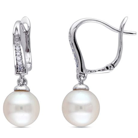 Click here for Miabella 8-8.5Mm Cultured Freshwater Pearl And Dia... prices