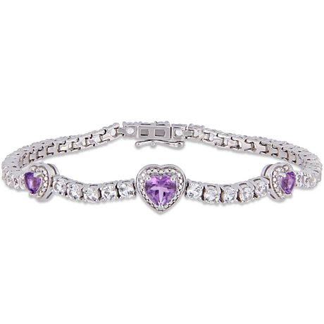 Click here for Tangelo 7-3/4 Carat T. G.W. Amethyst And Created W... prices