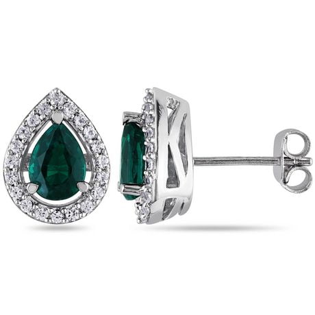 Click here for Tangelo 1-3/4 Carat T. G.W. Created Emerald And Cr... prices