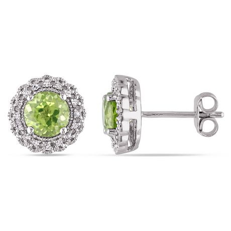 Click here for Tangelo 1-4/5 Carat T. G.W. Peridot And 1/10 T. W.... prices