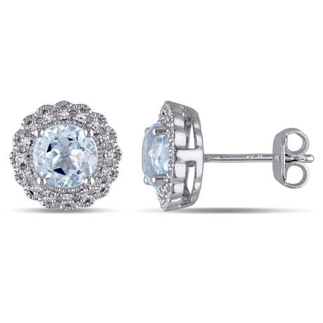 Click here for Tangelo 2 Carat T. G.W. Blue Topaz And Diamond-Acc... prices