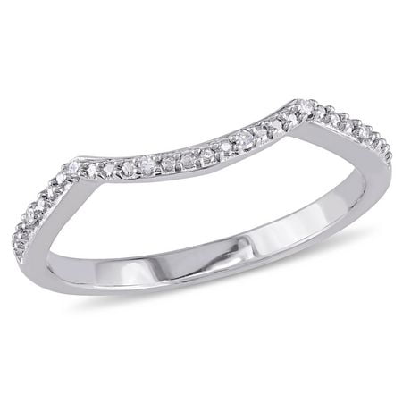 Click here for Miabella Diamond-Accent Sterling Silver Chevron We... prices