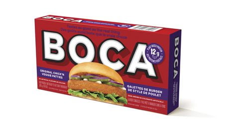 BOCA Original Chick'n Frozen Veggie Patties - Walmart.ca