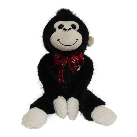 Way to Celebrate Small Hanging Plush Monkey, Black,11.5inch, Plush ...
