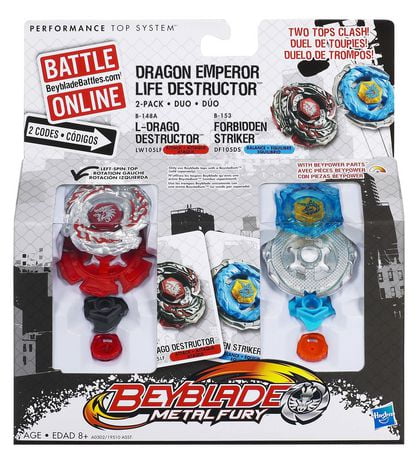 BEYBLADE METAL FURY AMBUSH ATTACK 2-Pack | Walmart Canada