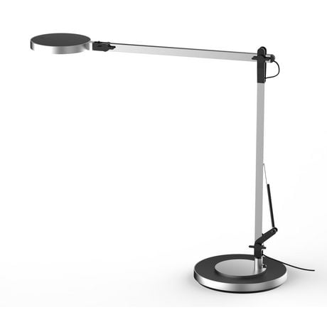 Click here for Bazz Silver Integrated Led Table Lamp Silver 20 In prices