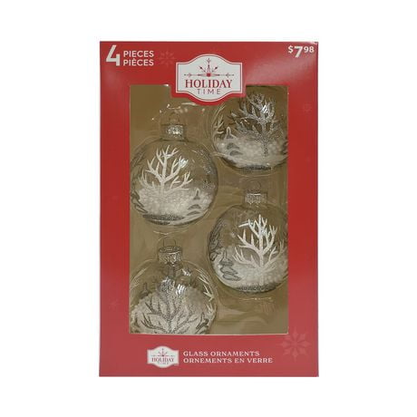 HOLIDAY TIME TREE CLR DEC GLS AST | Walmart Canada