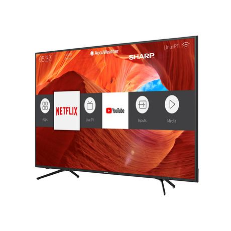 Sharp 65" 4K HDR LED Smart TV, LC-65N7104U | Walmart Canada